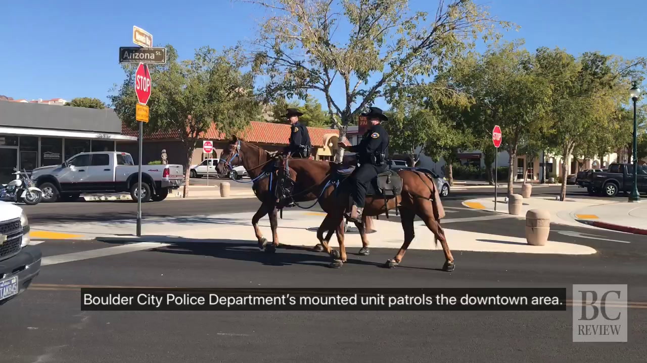 Police presence mounts: Officers on horseback build rapport with ...