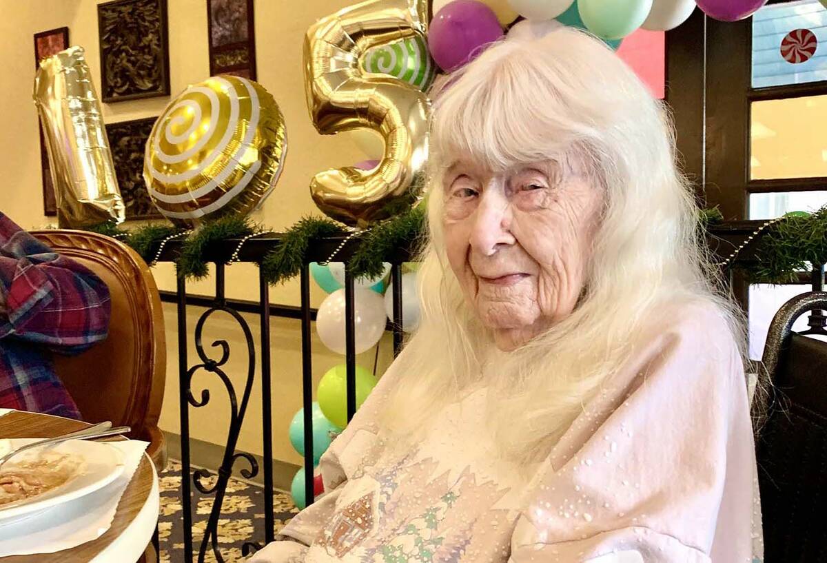 Burns feted at surprise party for 105th birthday | Boulder City Review